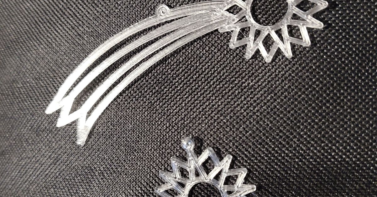 Stella cometa + stella by Frenko | Download free STL model | Printables.com