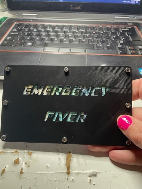 emergency fiver joke gift by Nikki81 | Download free STL model ...