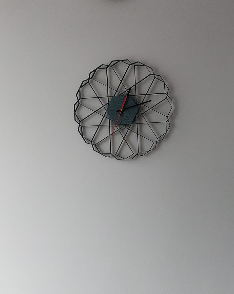 Wall clock wire frame by Robbert Laugs | Download free STL model ...