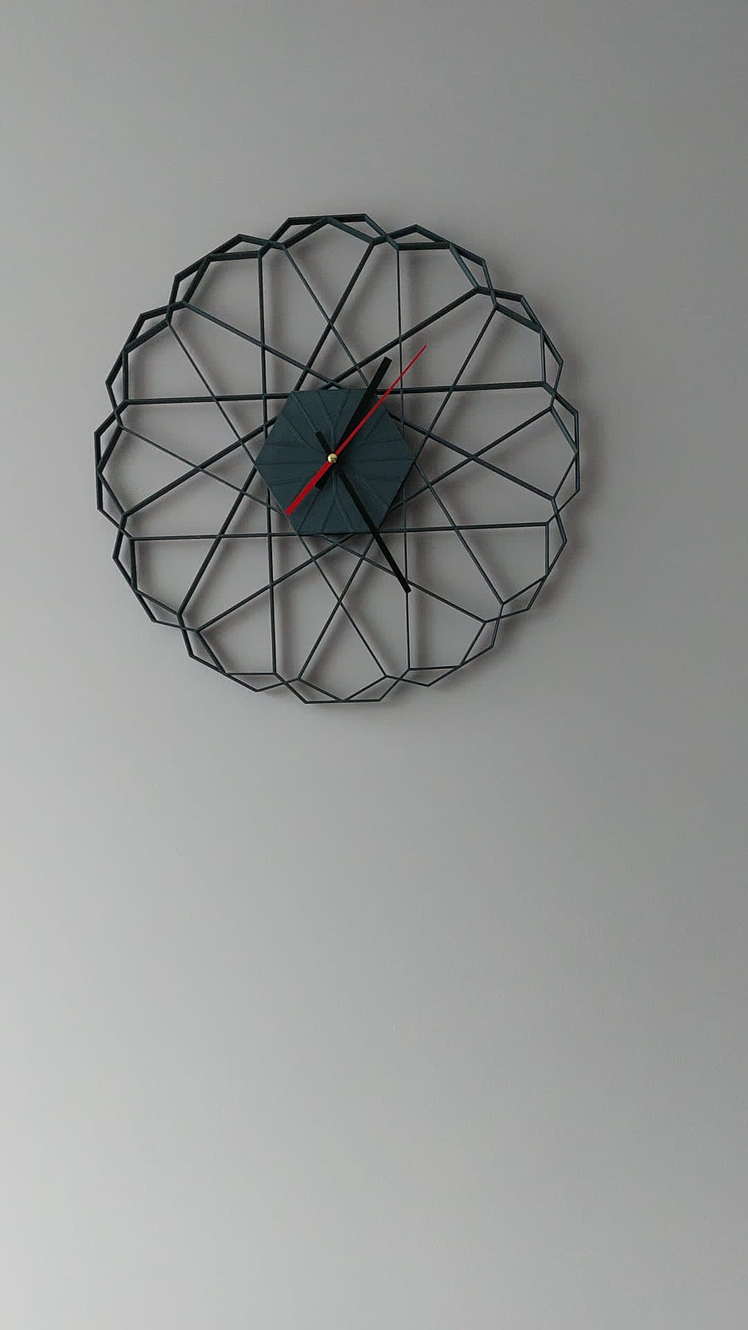 Wall clock wire frame by Robbert Laugs | Download free STL model ...