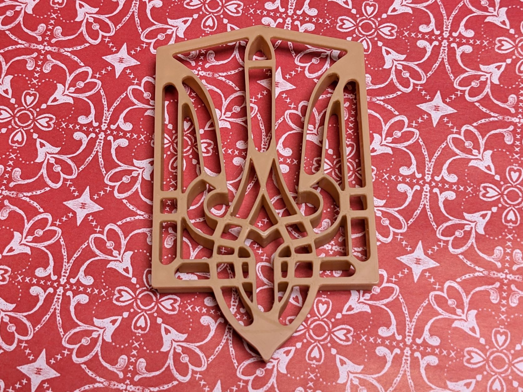 tryzub (Ukrainian trident) cookie cutter by jussikal | Download free ...