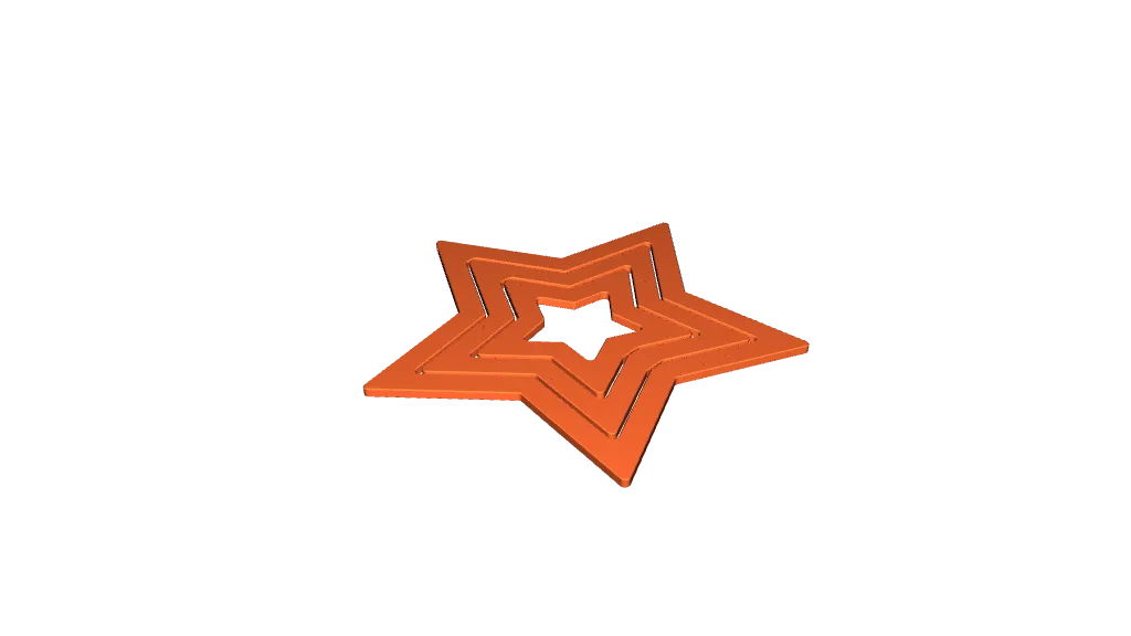 Spinning star ornament by G.design | Download free STL model ...