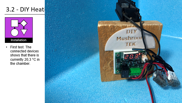 3.2 - DIY Heating System for Incubator Box by DIY.Mushroom.Tek ...