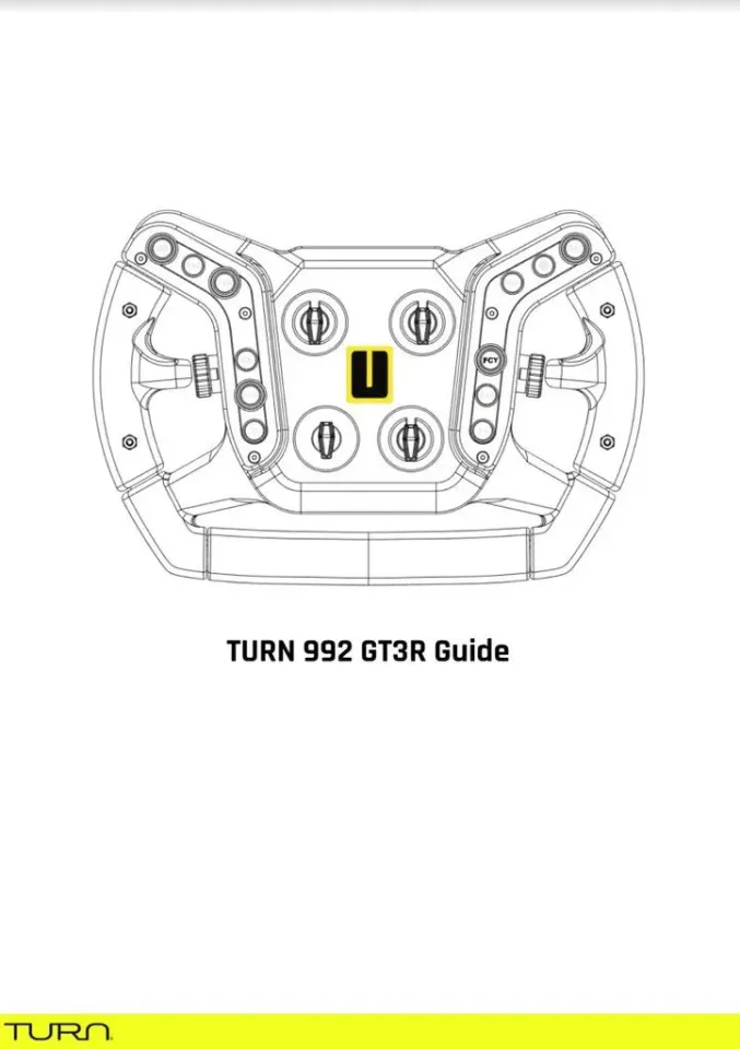 Turn 911 GT3 R 2023 DIY Sim Racing Steering Wheel by Turn Racing ...