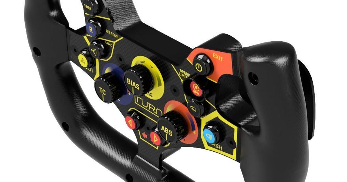 Turn R8 LMS DIY Sim Racing Wheel by Turn Racing | Download free STL ...