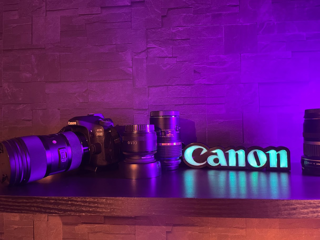 Canon LED Sign by Rehnberg3D | Download free STL model | Printables.com