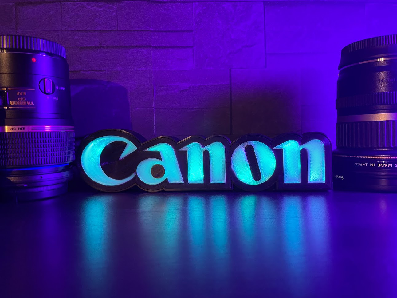 Canon LED Sign by Rehnberg3D | Download free STL model | Printables.com