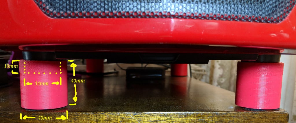 Computer Case Feet by Delta Whiskey | Download free STL model ...