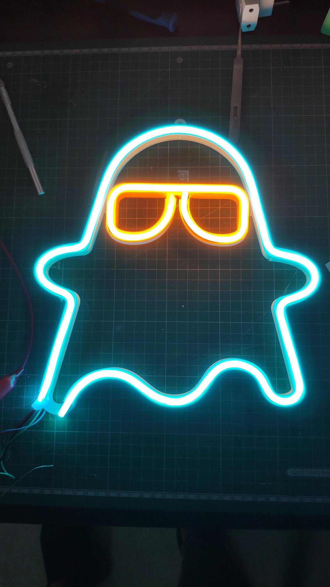 Adafruit's Halloween LED Neo Sign Ghost by Feiticeir0 | Download free ...