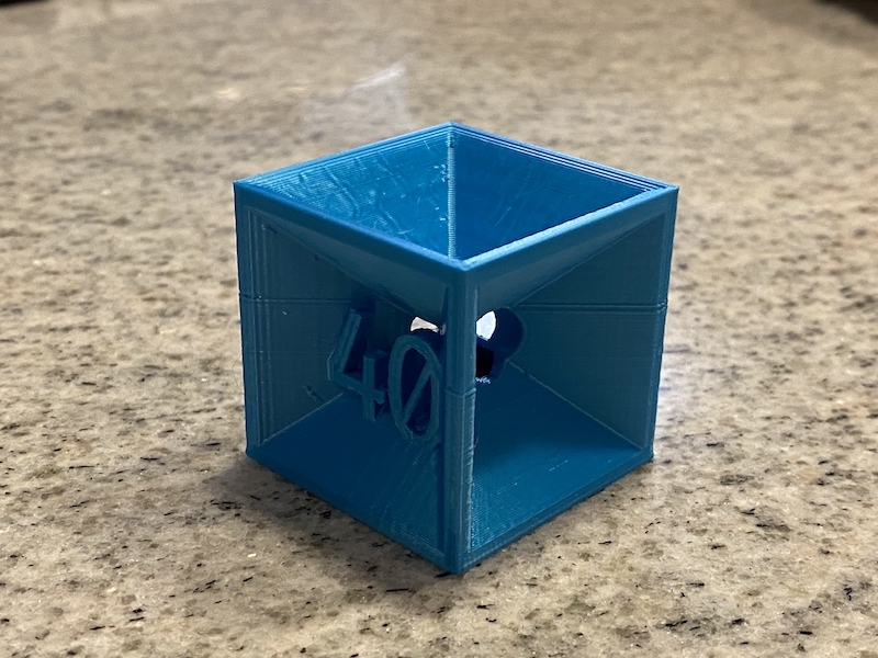 40mm test cube by Nashai | Download free STL model | Printables.com