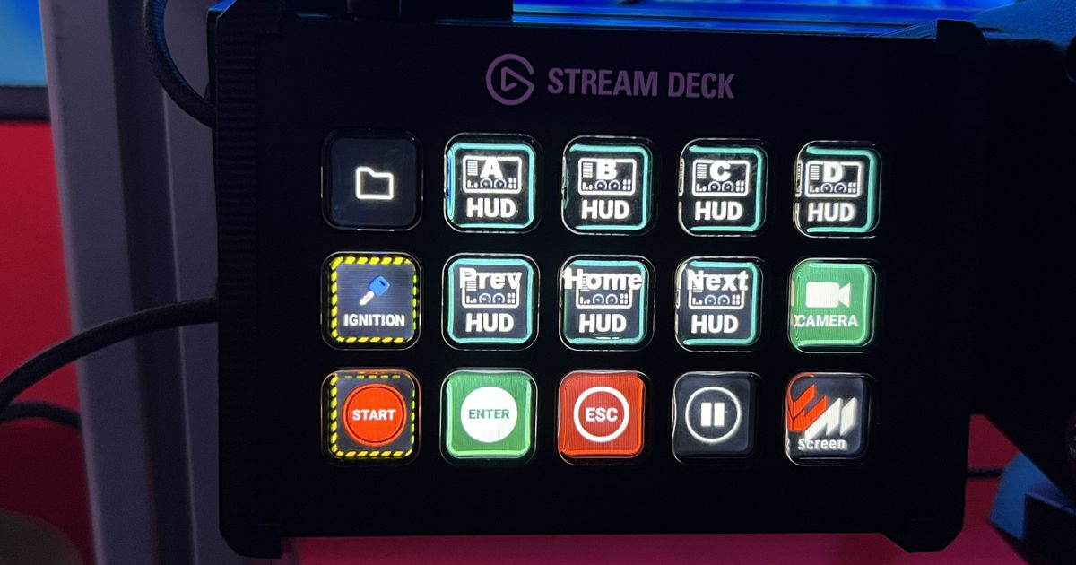 StreamDeck clamp for 8040 alu-profile by iMattmax | Download free STL ...