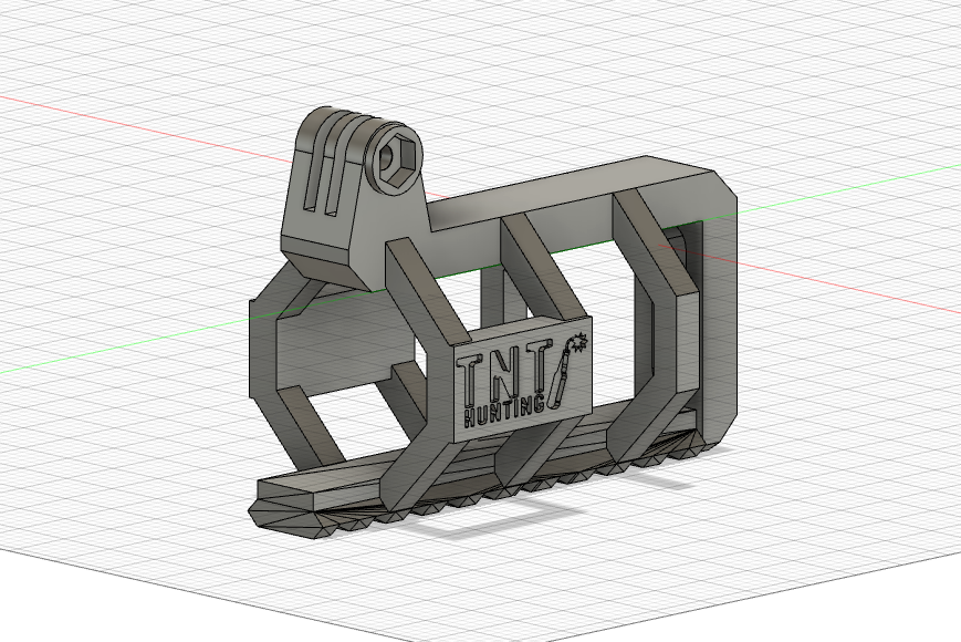GoBow - Bow GoPro Mount by Rej3cted Wrkx | Download free STL model ...