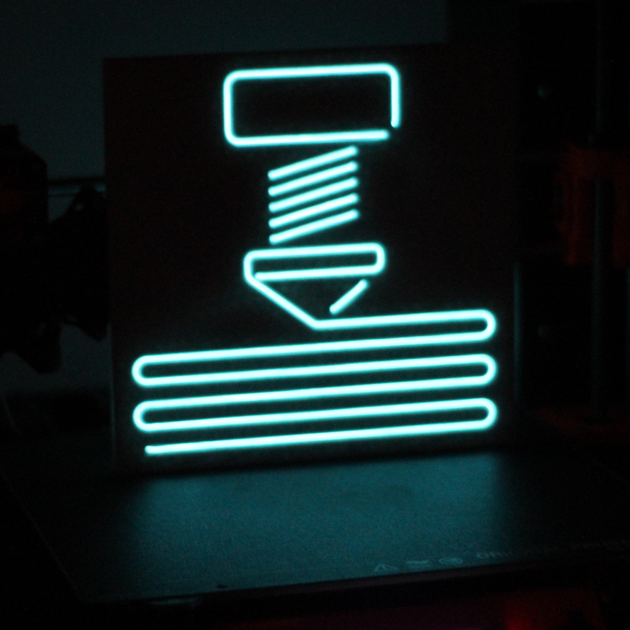 Nozzle Neon Sign (EL Wire) by Crafty Sven | Download free STL model ...