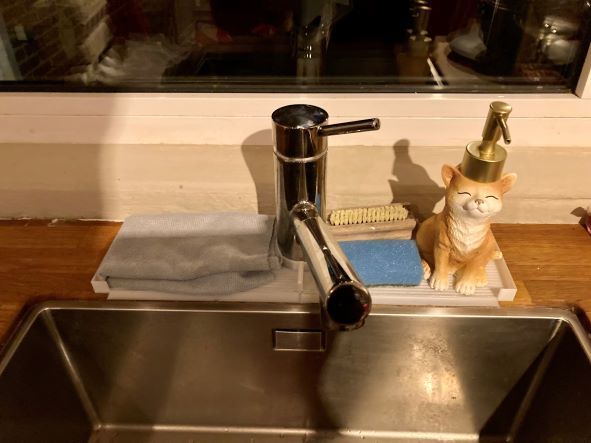 Sink tray around faucet by JDbaas | Download free STL model ...