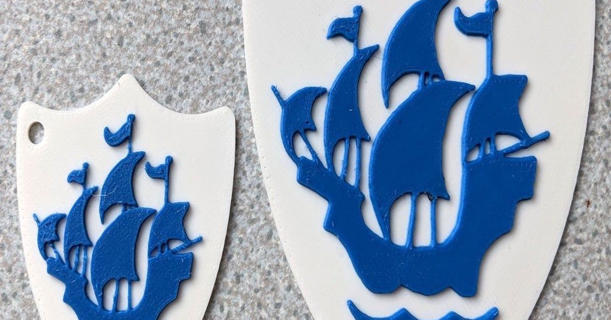 Blue Peter Plaque & KeyFob by Delta Whiskey | Download free STL model ...