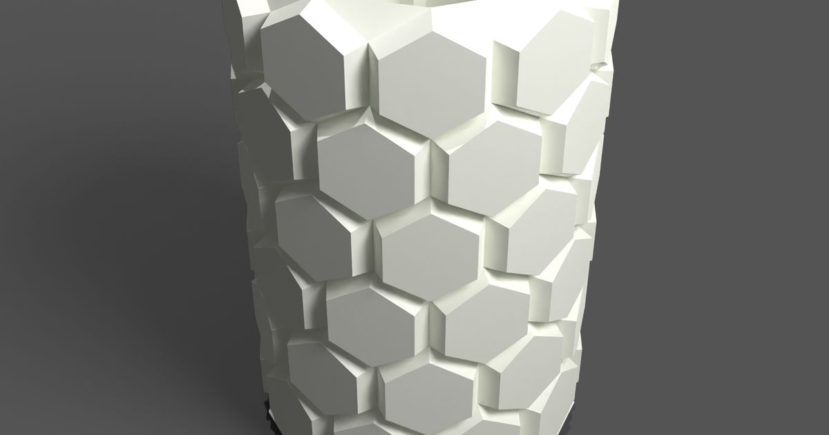 Hexagon vase by Zeph | Download free STL model | Printables.com