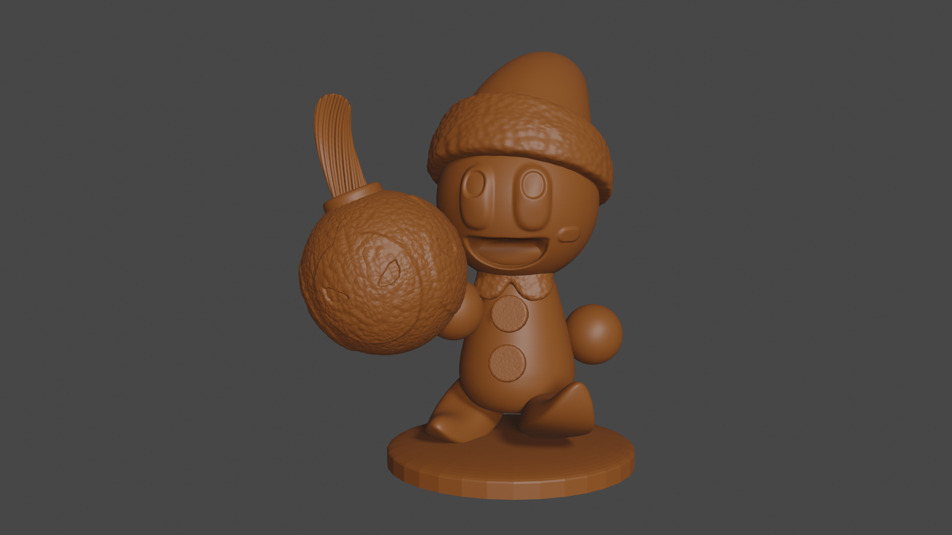 Kirby inspired, Poppy Bros Jr, Tabletop DnD miniature by ...