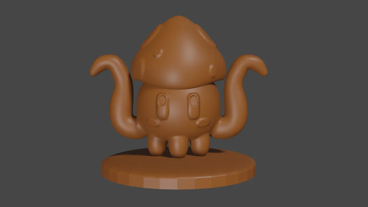 Kirby inspired, Squishy, Tabletop DnD miniature by ...