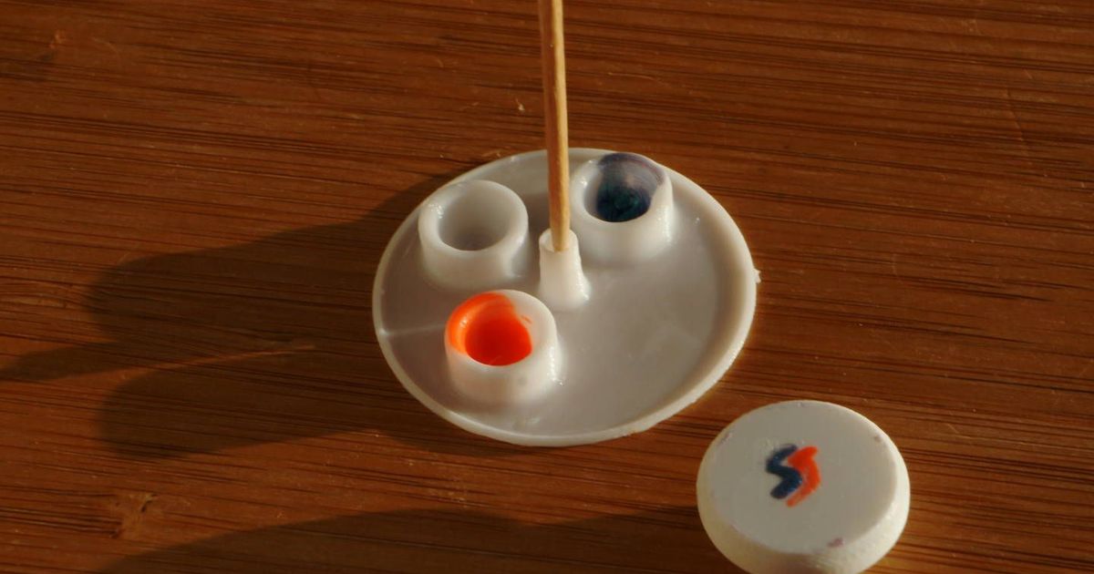 mini color palette by Jack | Download free STL model | Printables.com