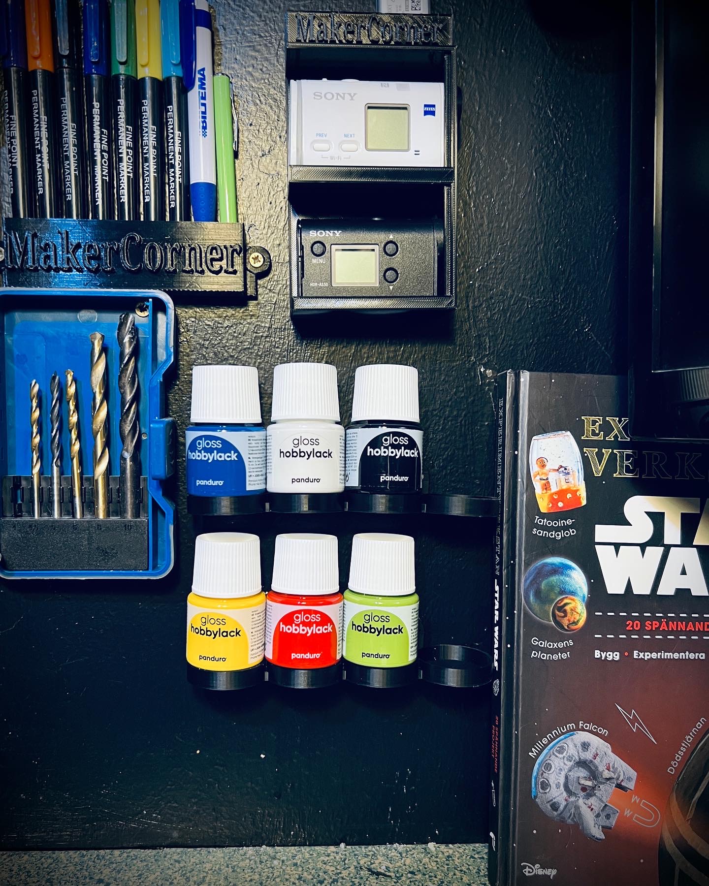 Model paint wall rack 40mm by liloev | Download free STL model ...