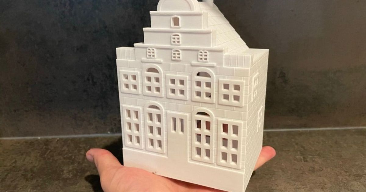Tealight House by Pascal Youli | Download free STL model | Printables.com