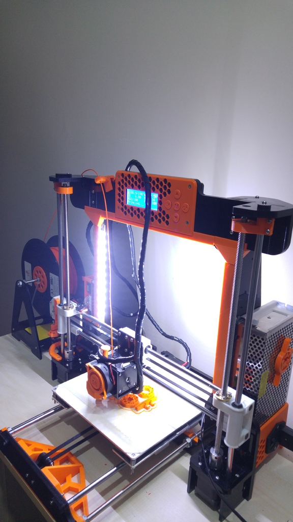 Anet A8 LED Strip Tray Frame by Hisham Merzeh | Download free STL model ...