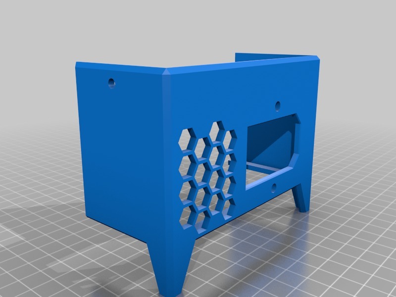 Anet A8 honeycomb Power Supply cover with switch by Hisham Merzeh ...