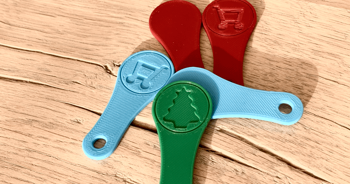 Removable shopping cart token with icons by Markus_p | Download free ...