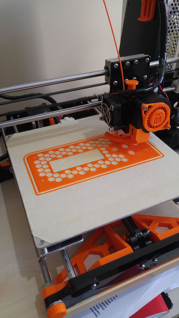 Anet A8 honeycomb Display cover & buttons by Hisham Merzeh | Download ...