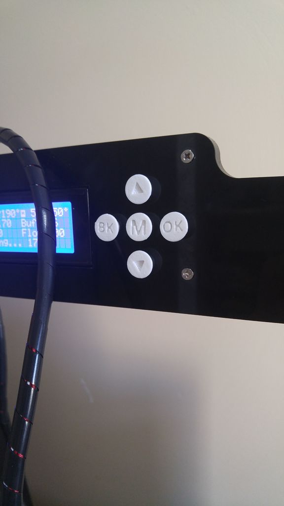Anet A8 honeycomb Display cover & buttons by Hisham Merzeh | Download ...