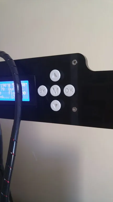 Anet A8 honeycomb Display cover & buttons by Hisham Merzeh | Download free STL model ...