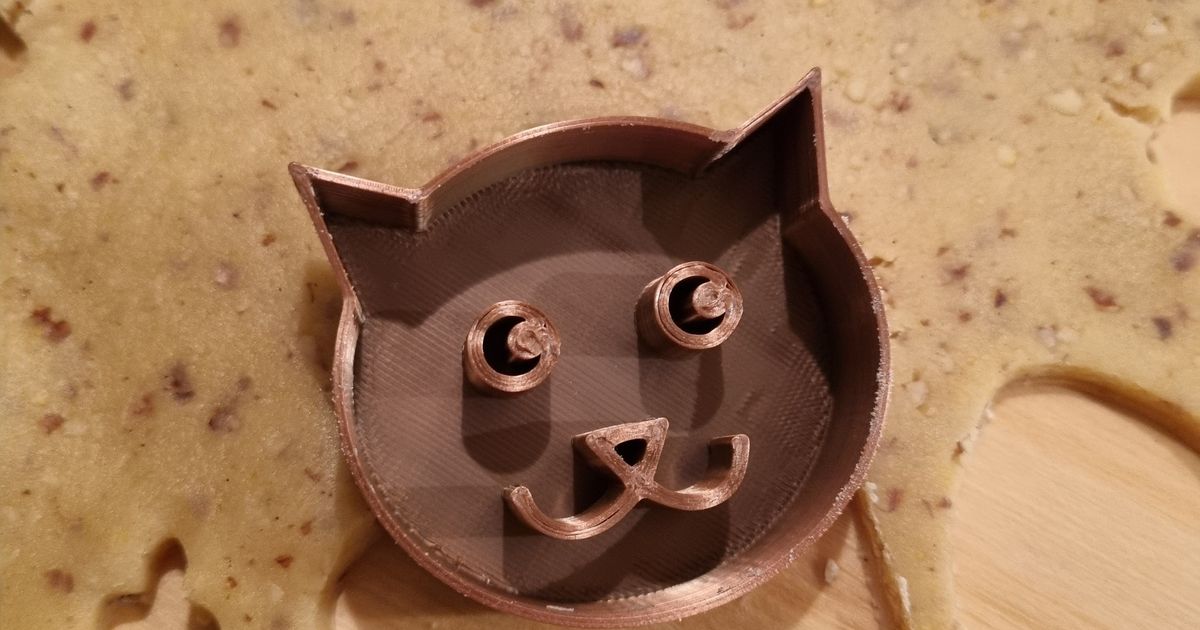 cookie cutter cat by dhiertz | Download free STL model | Printables.com