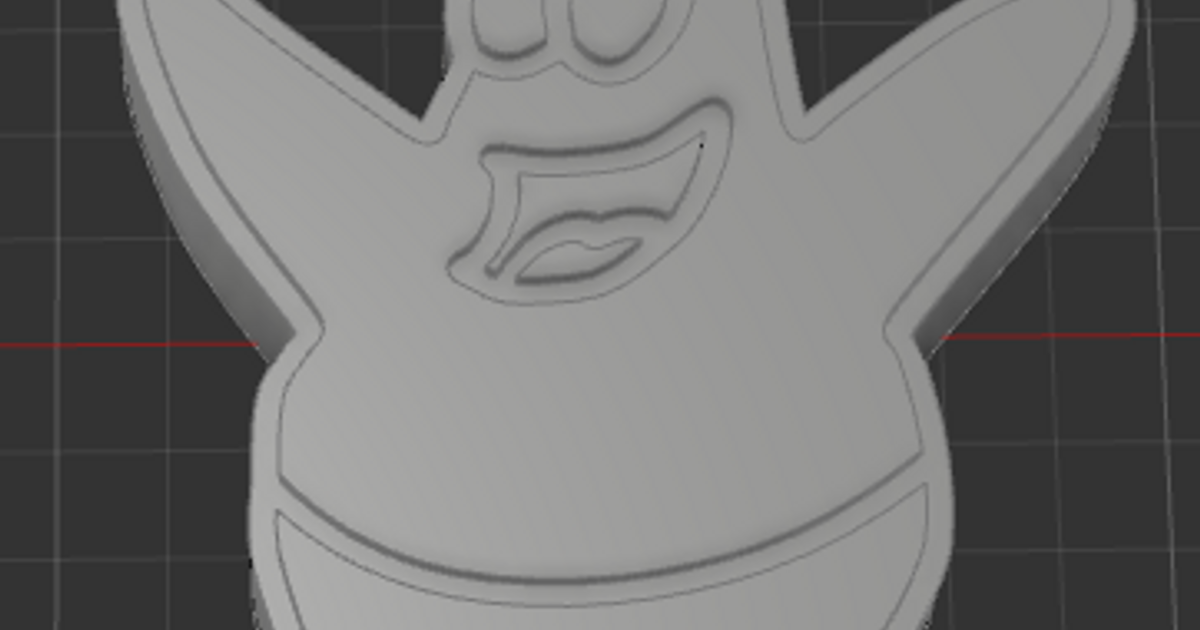 Patrick Star - Cookie Cutter by Kumpelblase | Download free STL model ...