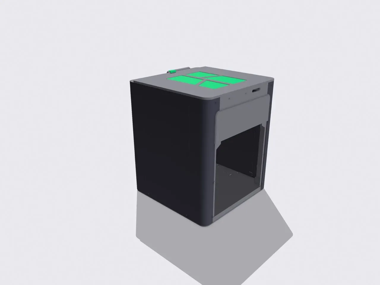 Bambu Lab P1P full printable enclosure mod (P1X) by vier2acht ...