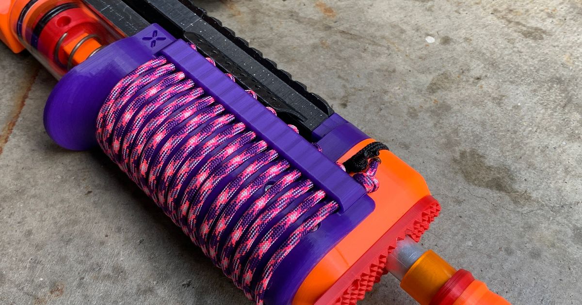 Paracord SLAB grip by Palmtopper | Download free STL model | Printables.com