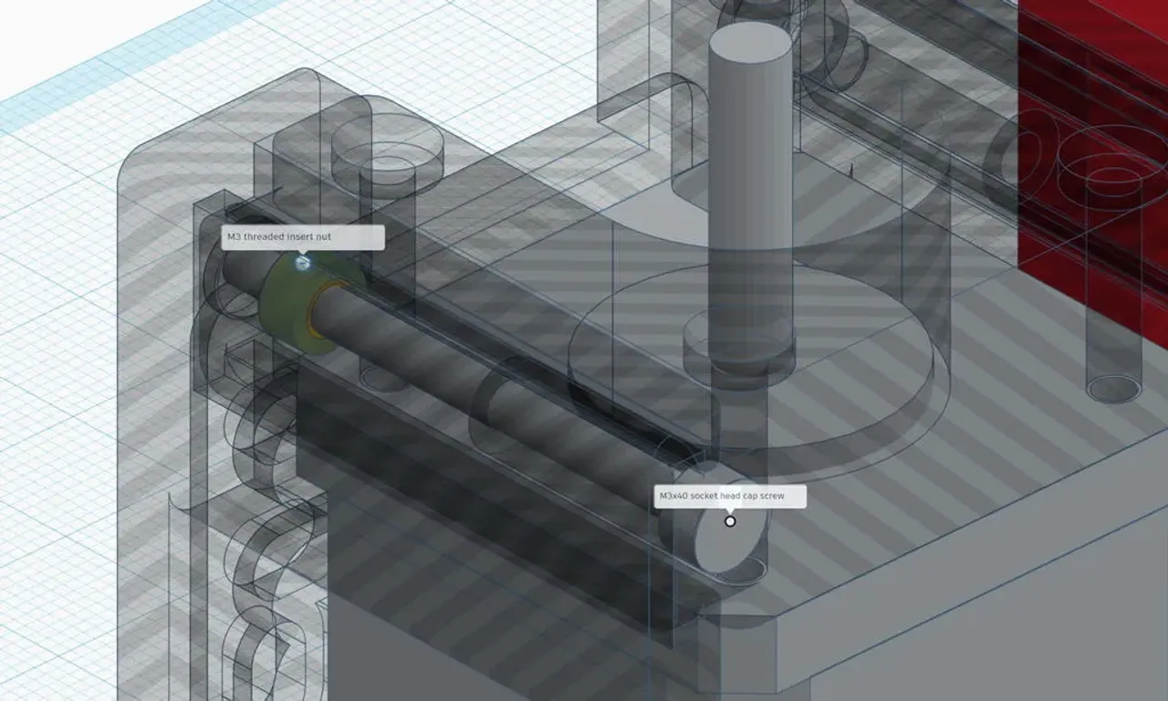 Nema 17 Stepper Motor - Bracket / Mount & Belt Tensioner by emtrax ...