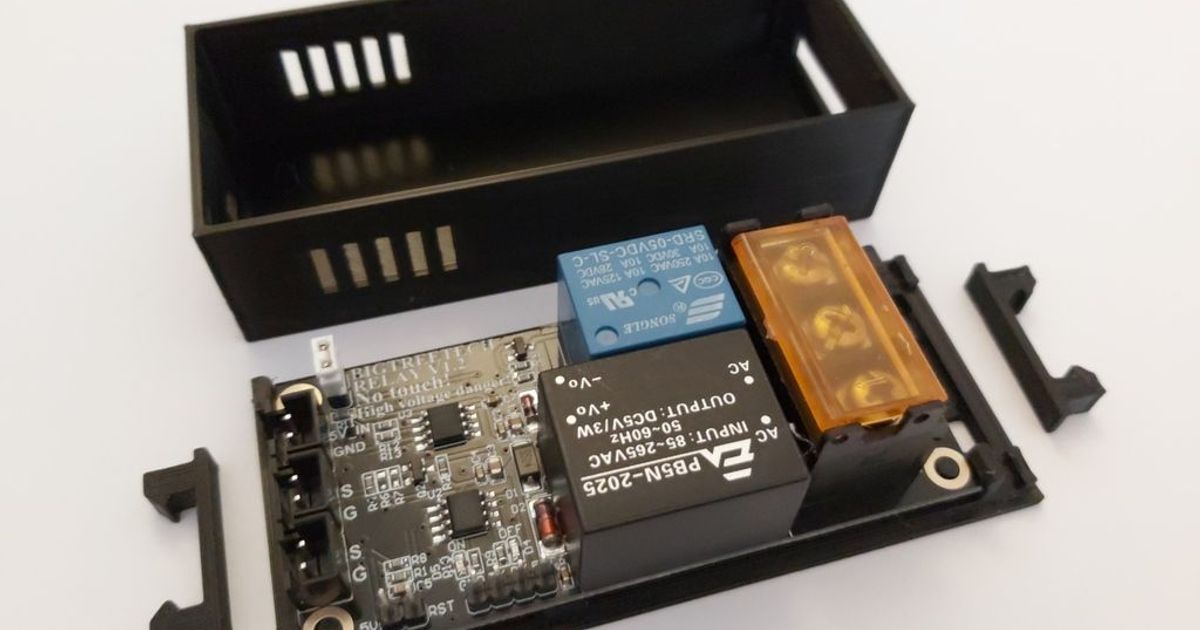 Bigtreetech Relay v1.2 - Mount and Case by emtrax | Download free STL ...