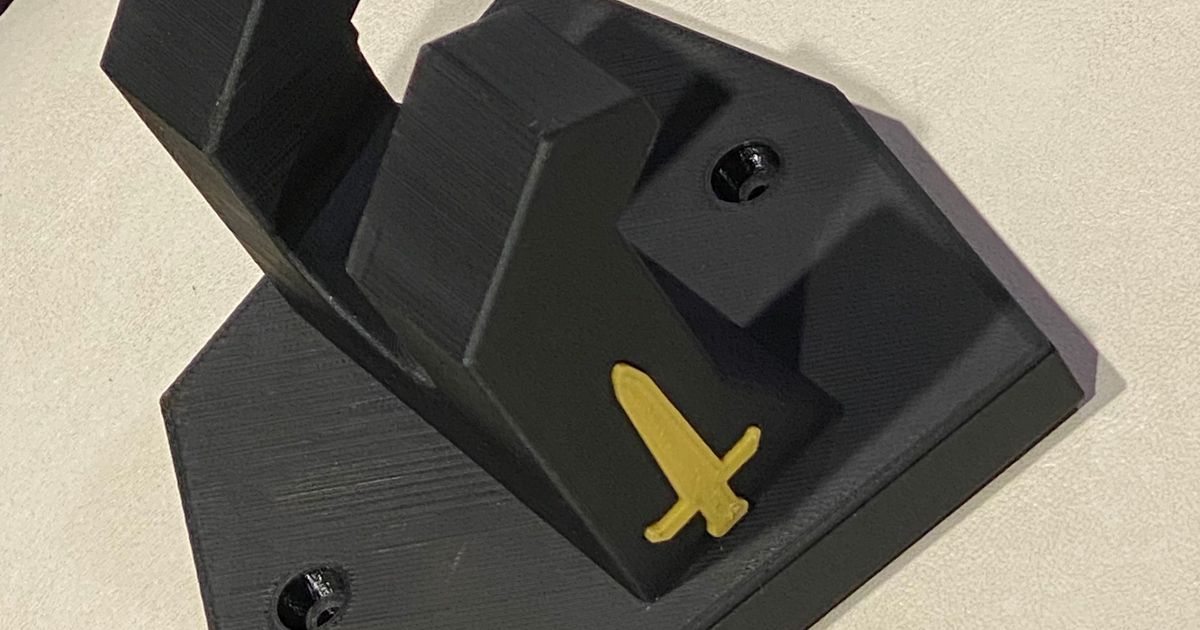 Sword mount pommel by Ken S | Download free STL model | Printables.com