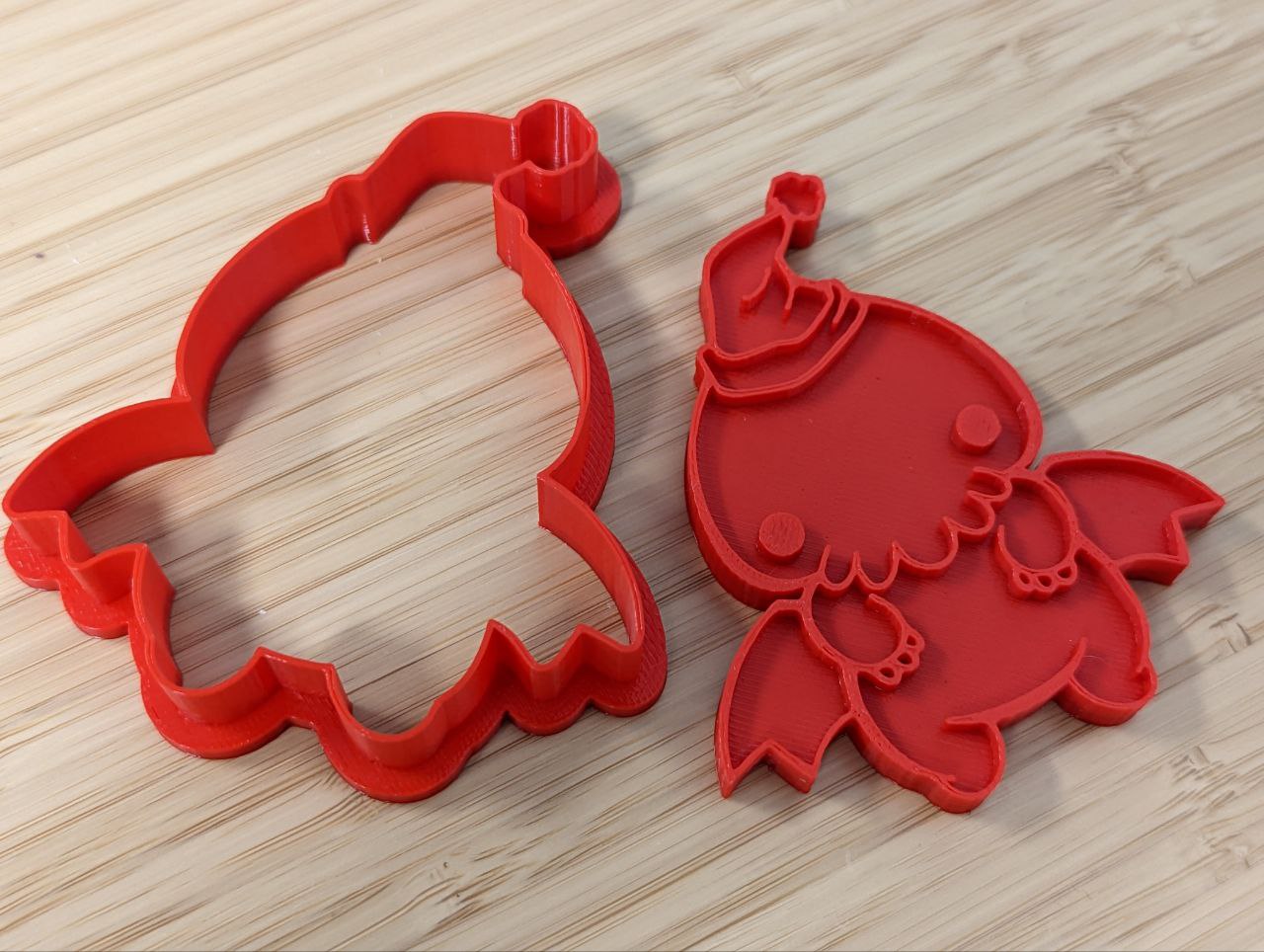 Holiday Cthulu Cookie Cutter by Priddy | Download free STL model ...