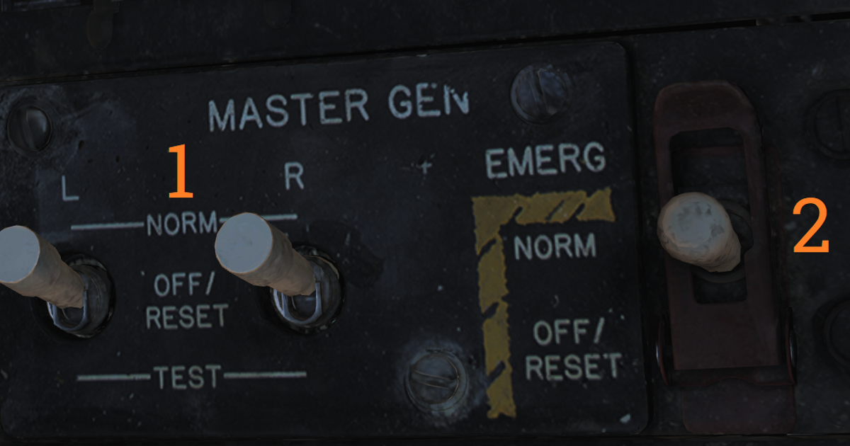 F-14 Tomcat Master Generator Control Panel by DX6 | Download free STL ...
