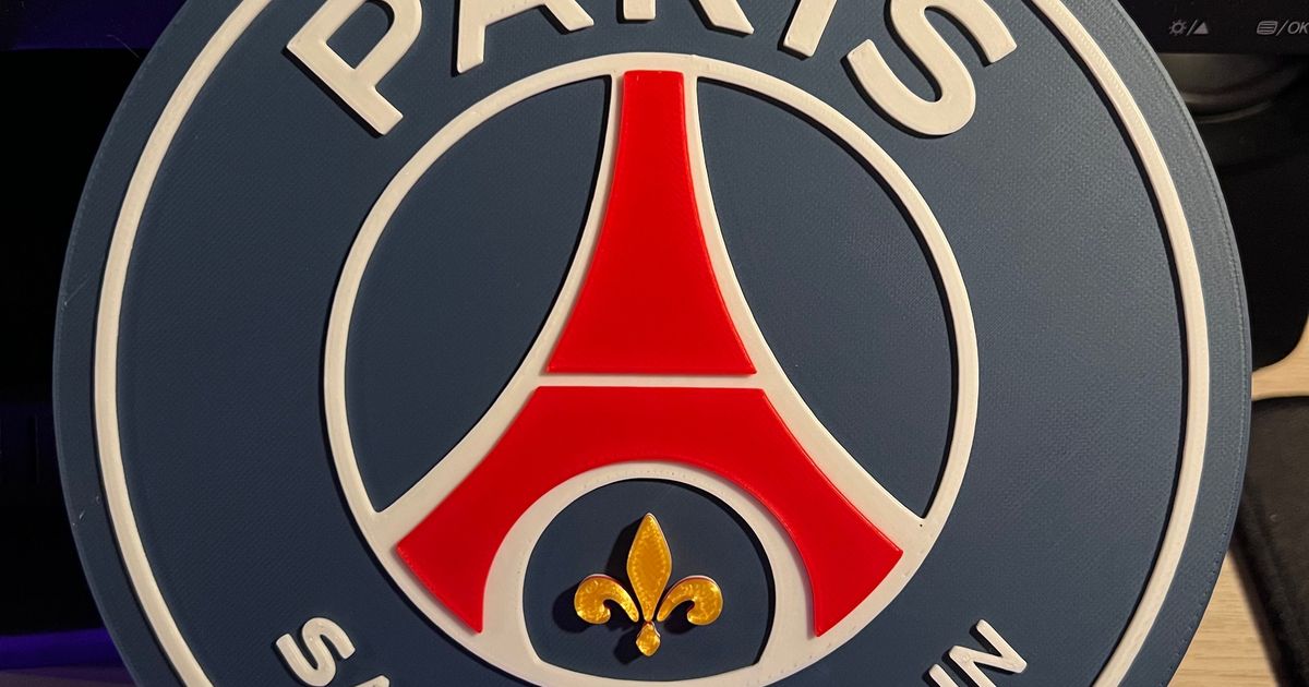 Logo mural - Paris SG par Romain Villatel | Téléchargez gratuitement un ...