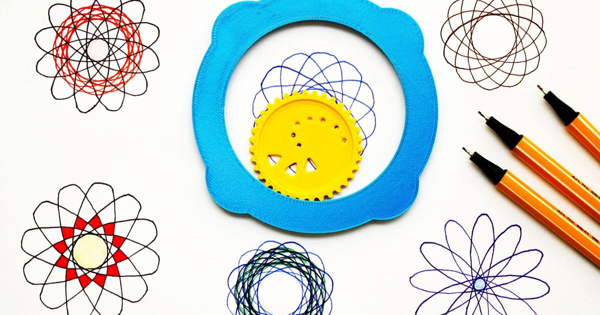 Spirograph - durable for kids by Maclab.sk | Download free STL model ...