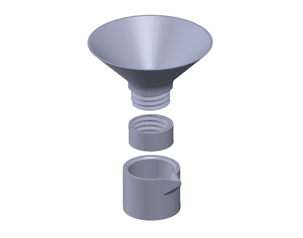 Support base for filter funnel by Manuel Rodriguez | Download free STL ...