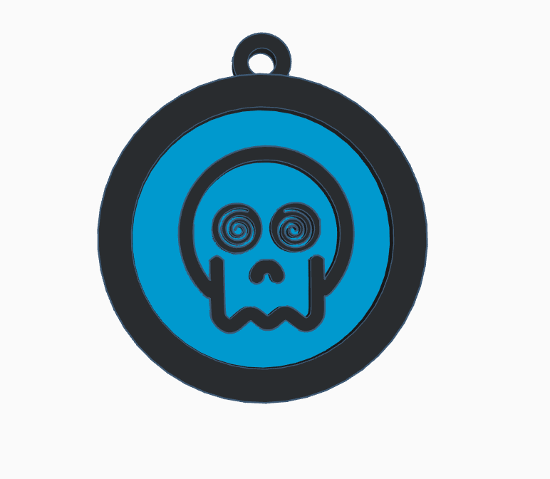 Skull Key Chain Version 4 by LitBhullar | Download free STL model ...