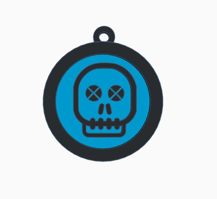 Skull Key Chain Version 5 by LitBhullar | Download free STL model ...