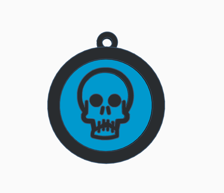 Skull Key Chain Version 6 by LitBhullar | Download free STL model ...