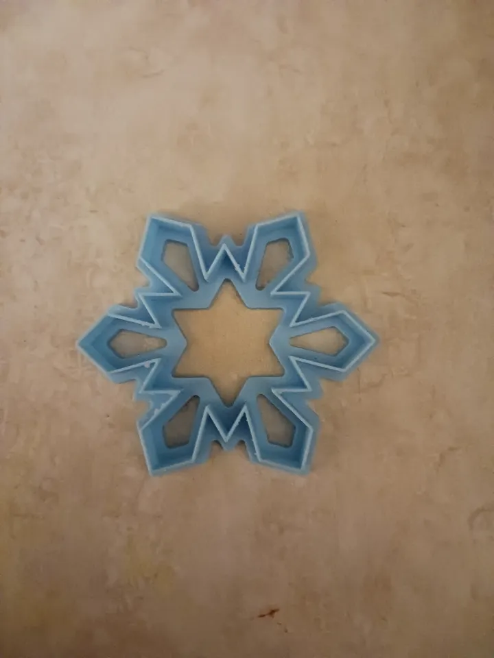 Snowflake Cookie Cutter by moxieman19 | Download free STL model ...