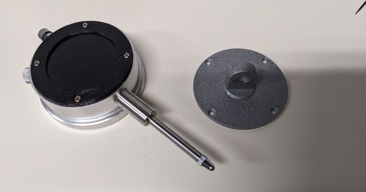 Dial Indicator Flat Back By Ross Download Free Stl Model