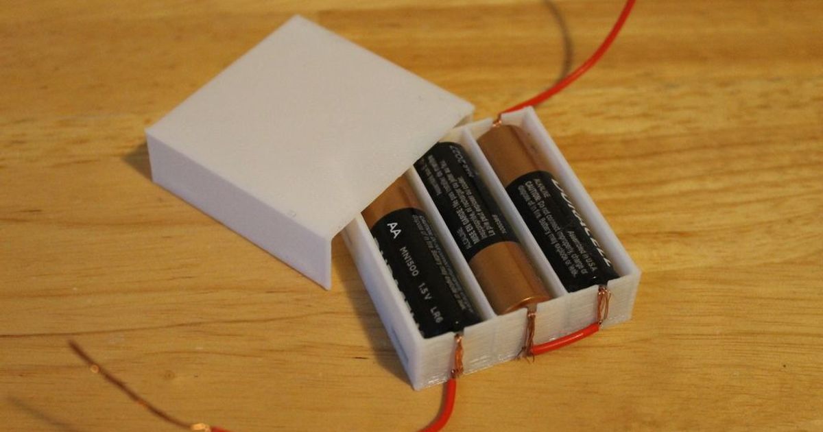 Battery Box by Tabletop Robotics | Download free STL model | Printables.com