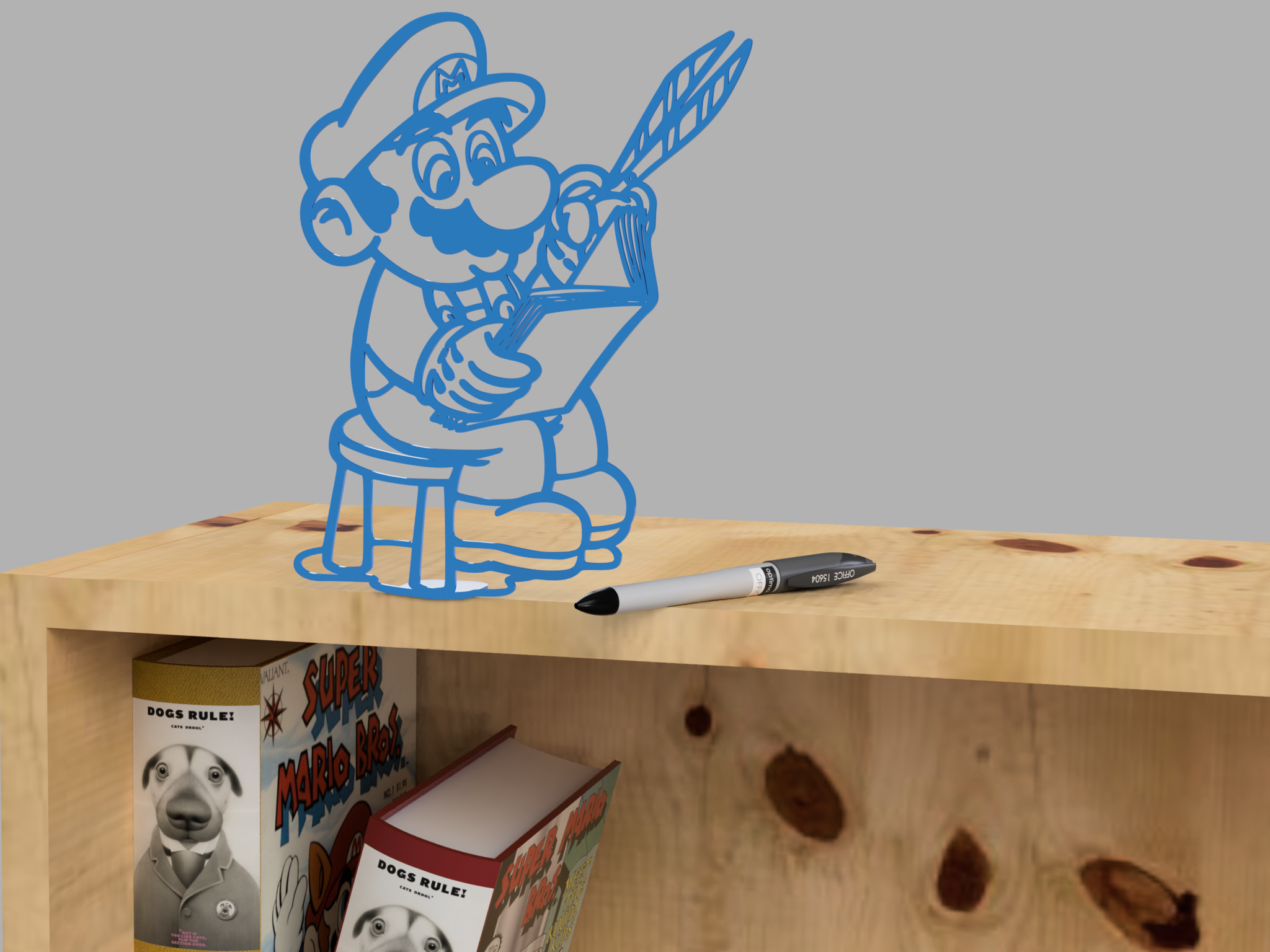 Mario scrapbooking by Joe | Download free STL model | Printables.com